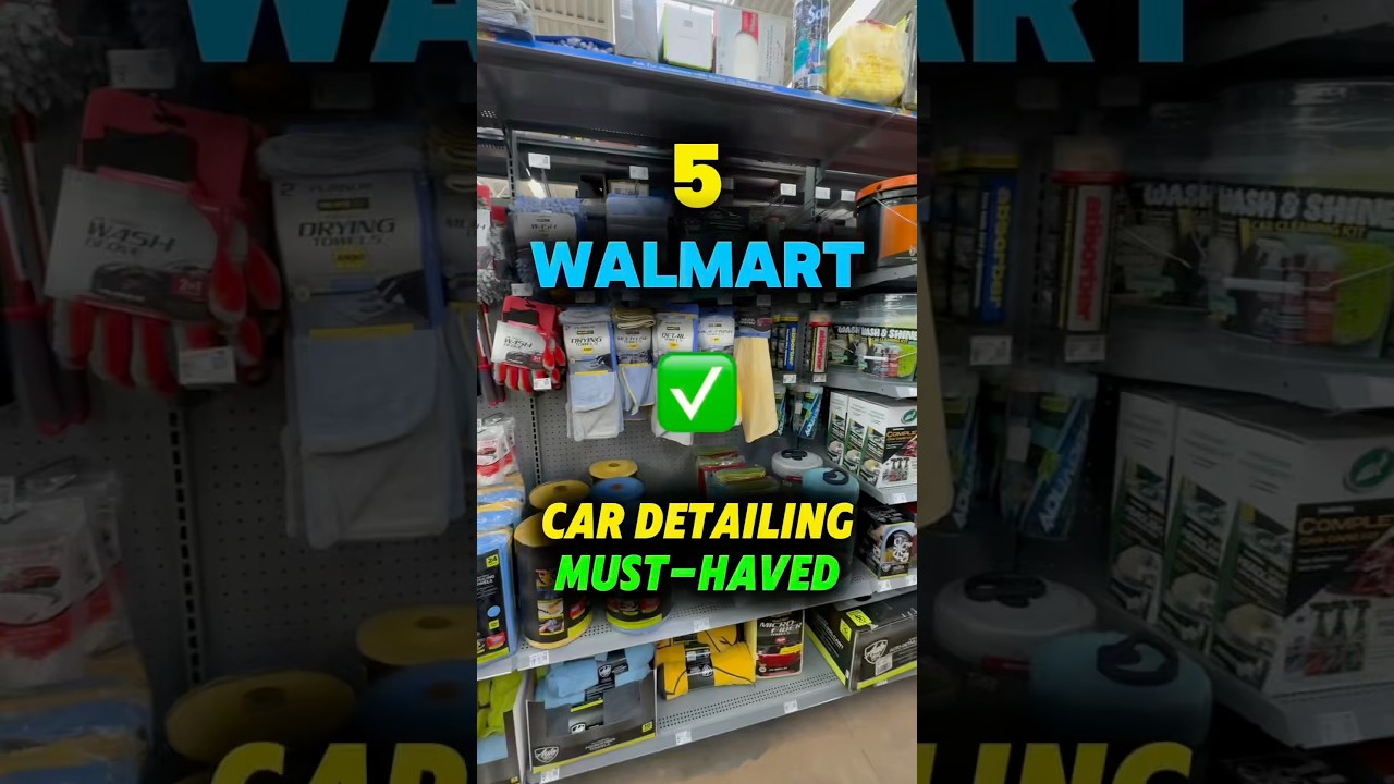 The BEST Car Detailing Products at Walmart
