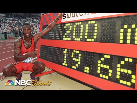 Michael Johnson smashes 200m world record at 1996 trials | NBC Sports