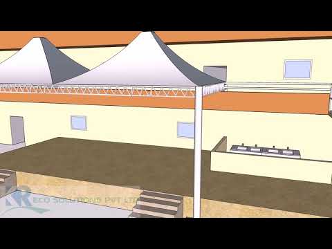 Tensile Shade Structures - Canopy Tensile Membrane Structure ...