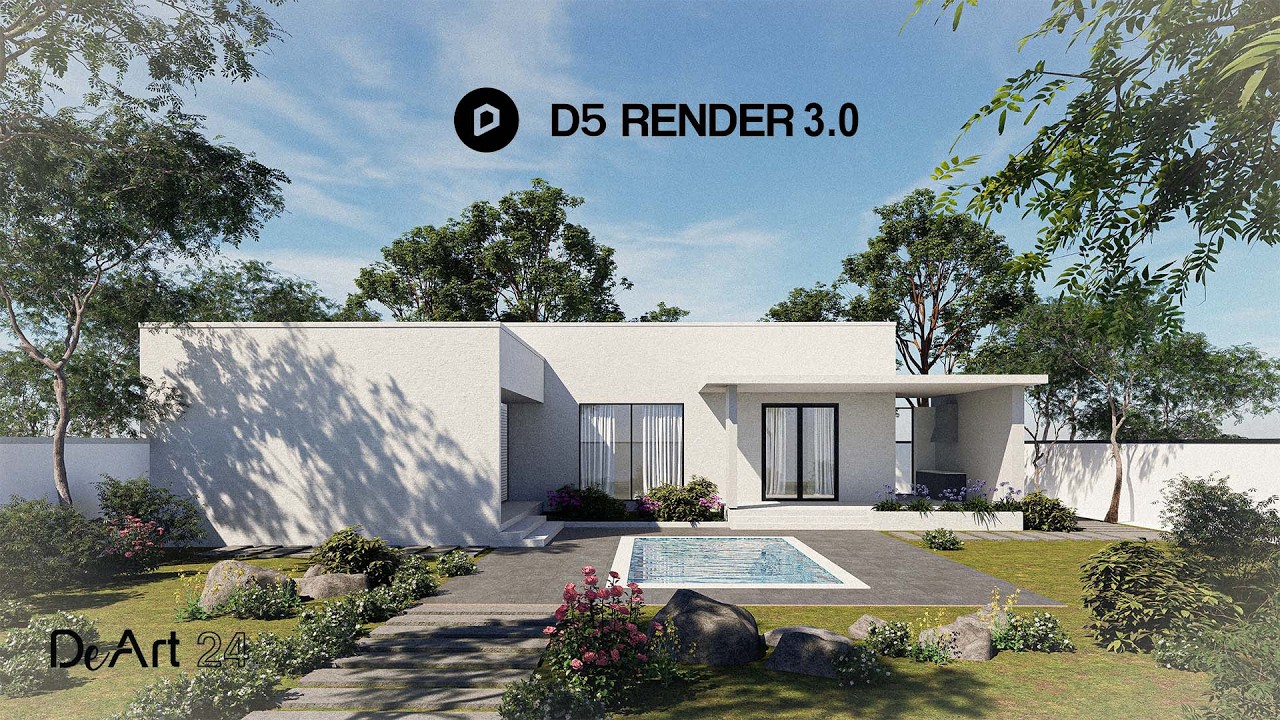 D5 Render 3.0: Exterior Rendering Step by Step Tutorial