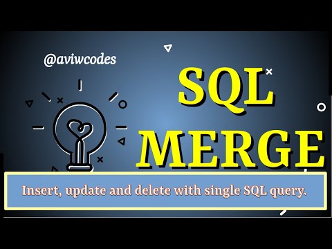 SQL MERGE | How to insert, update and delete rows in a table using one SQL query