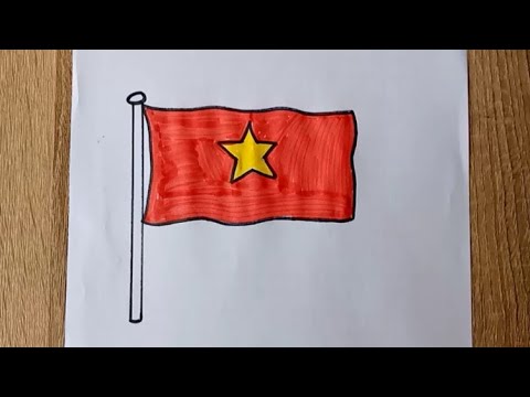 How To Draw Vietnam Flag