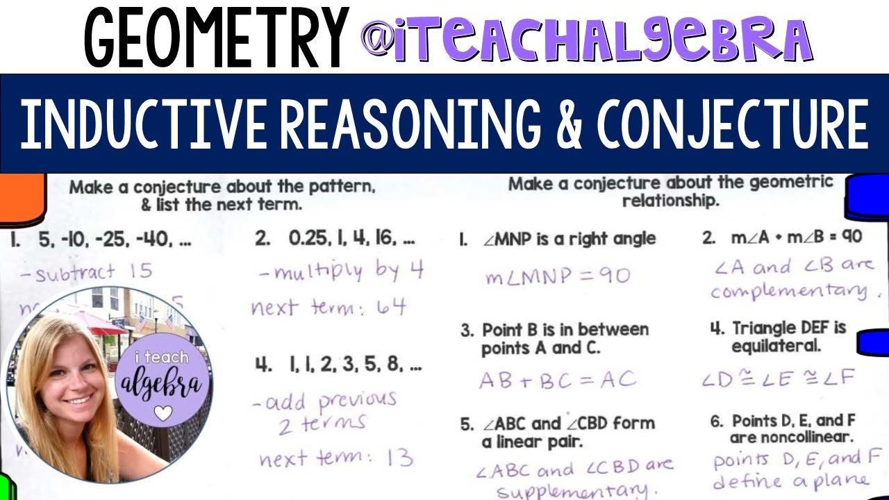 Geometry - Inductive Reasoning, Conjecture, and Counterexamples
