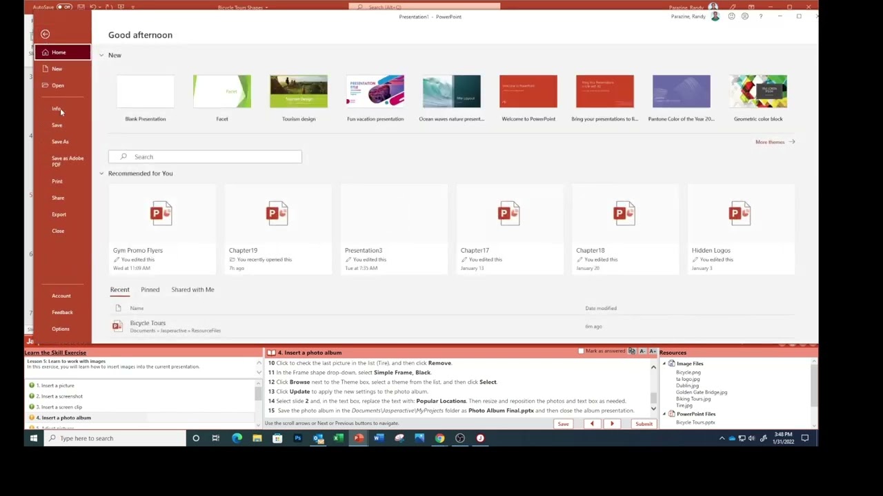PowerPoint Lesson 5 1