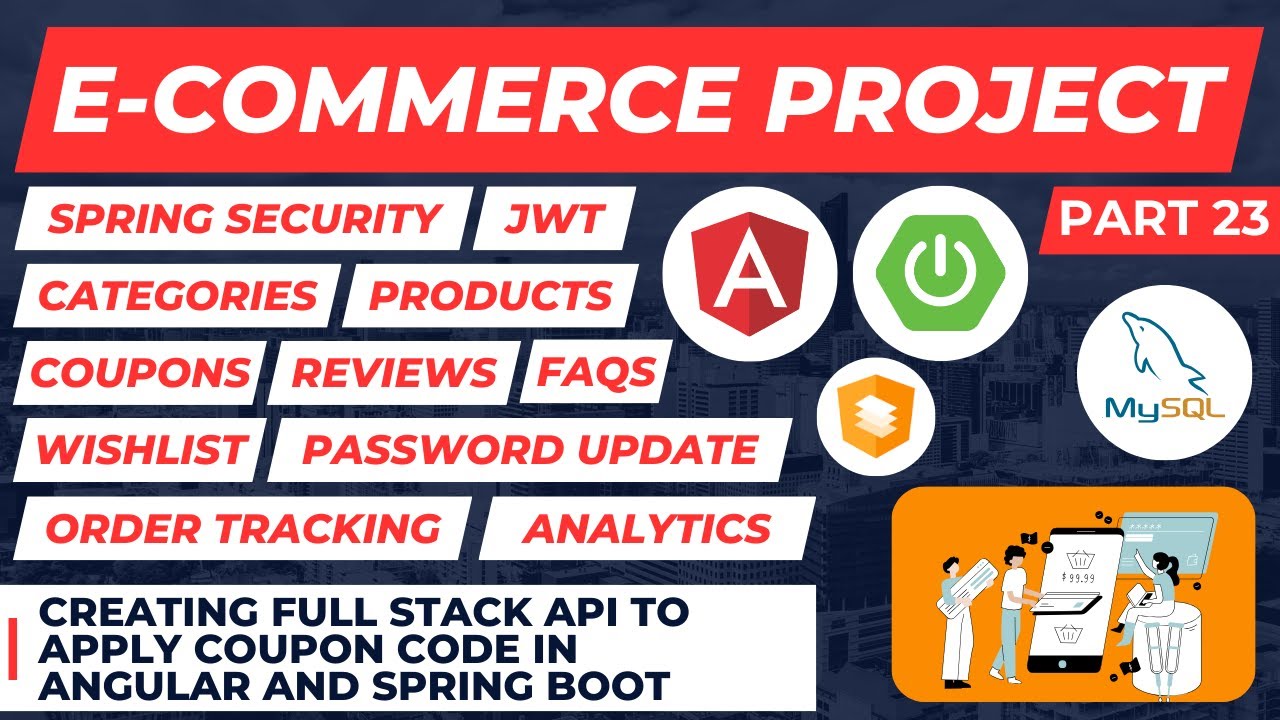 Creating Full Stack Apply Coupon Code API | E-Commerce Spring Boot + Angular | Part 23