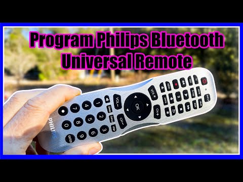 Program Your Philips Bluetooth 6 Device Remote To Your Stuff!