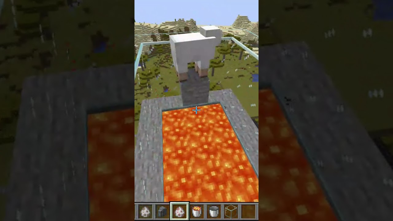 Minecraft angry wolves are dangerous #shorts