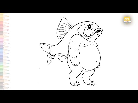 Trippi Troppi drawing easy Italian Brainrot | Cartoon sketches | How to draw Trippi Troppi simply
