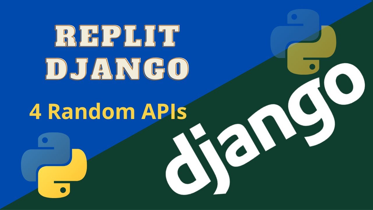 Django Website using Replit.com | 4 random APIs