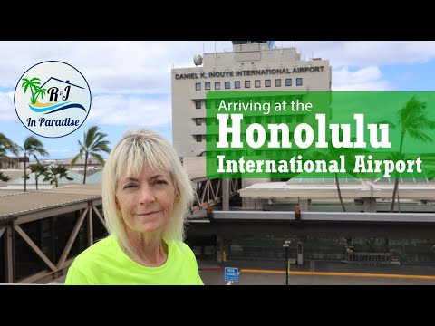 Arriving at the Honolulu International Airport