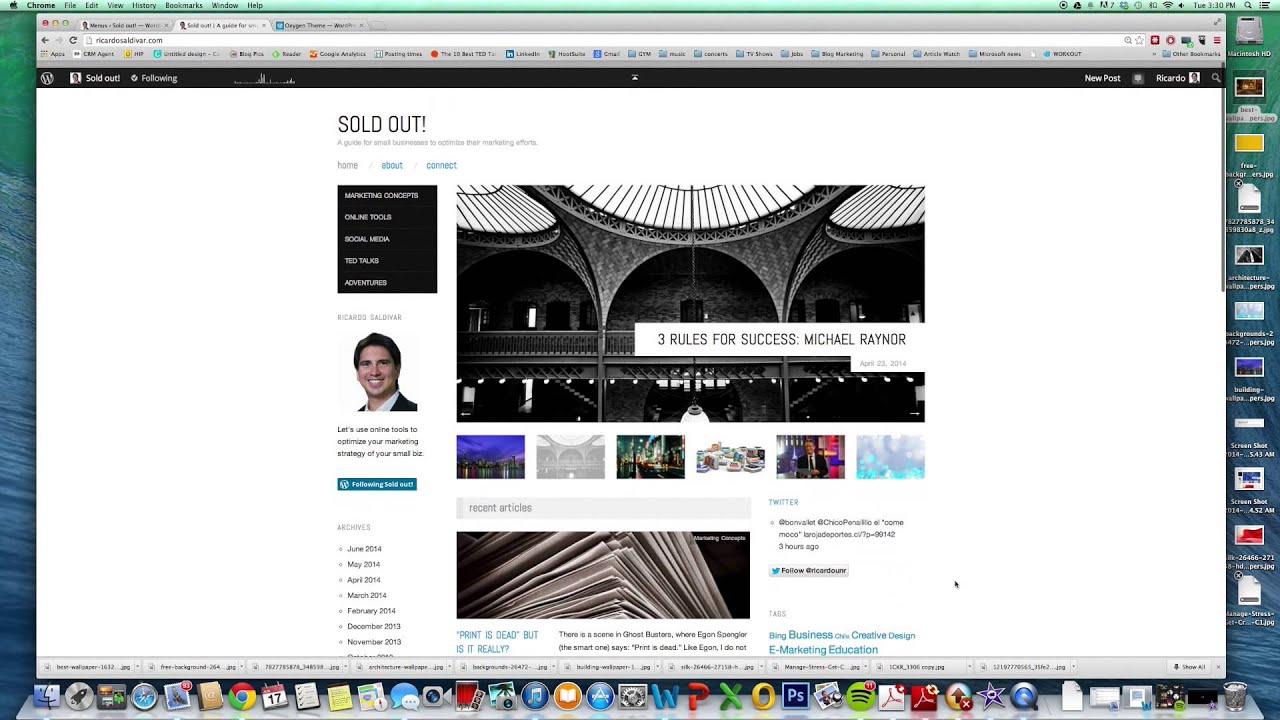 Wordpress: Oxygen Theme Tutorial