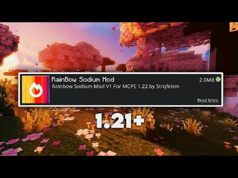 Sodium Mod For MCPE 1.21/1.21.92 | Rainbow Sodium V1 For MCPE 1.22