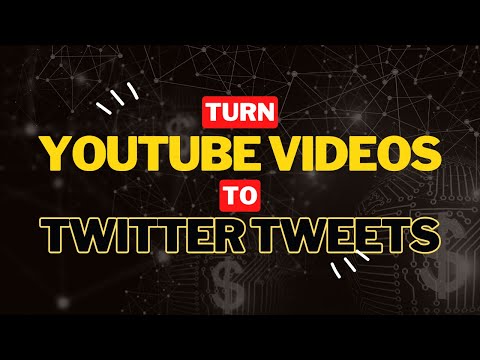 Tweet Like a Pro: Turn YouTube Videos into Twitter Gold with AI! | AI Magicx
