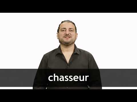 How to pronounce CHASSEUR in French