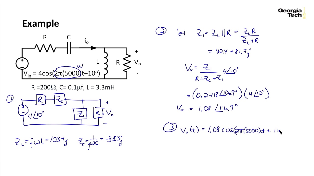 1.5 AC Circuit Analysis Example - Linear Circuits 2: AC Analysis
