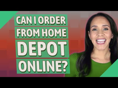 Can I order from Home Depot online?