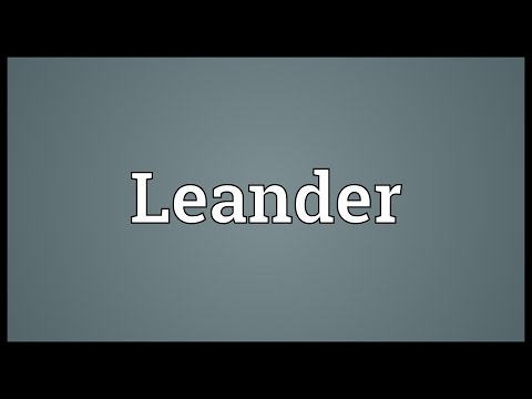 Leander Meaning