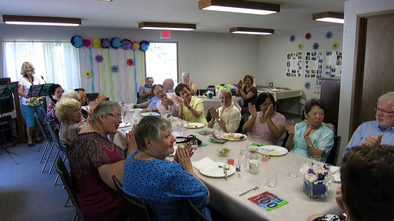 Grandma's 100 Birthday at her complex 2014