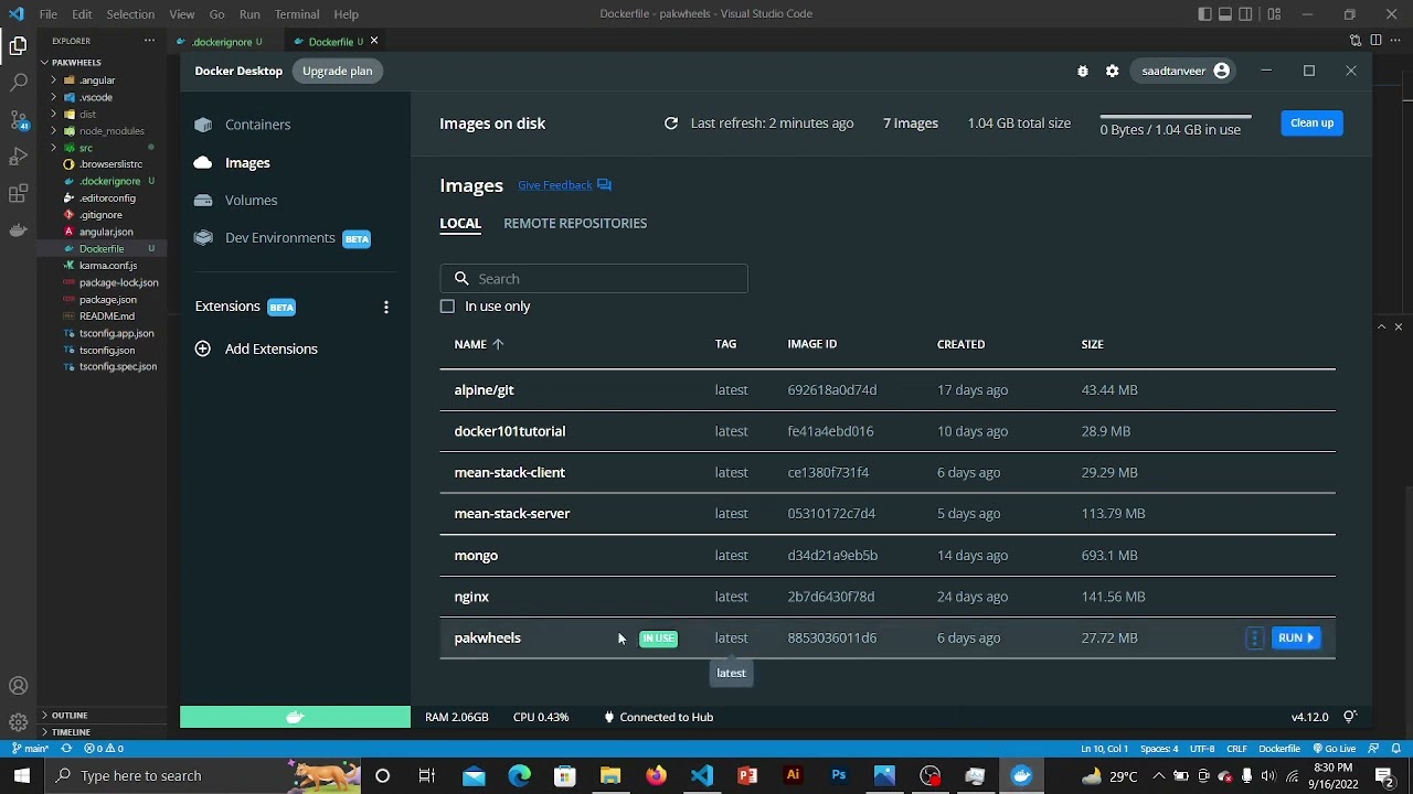 Third Method Dockerize your Angular Application