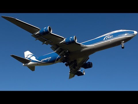 [4K] * First Time @ FKB ! * Air Bridge Cargo Boeing 747- 83QF, VP-BBY