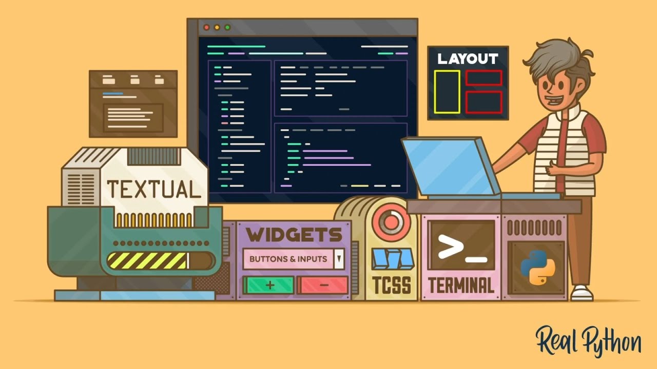 Building UIs in the Terminal With Python Textual: Your First TUI, Text Widgets & TCSS