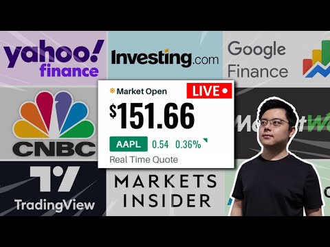 Free LIVE Share Price Data (Comparing 9 Platforms)