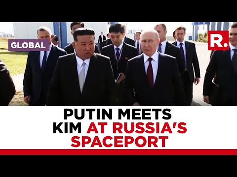 Russian President Putin and North Korean Leader Kim Meet At Russian Spaceport, US Fumes