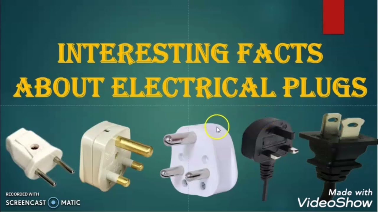 Interesting facts about Electrical Plugs.