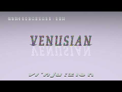 Venusian - pronunciation + Examples in sentences and phrases