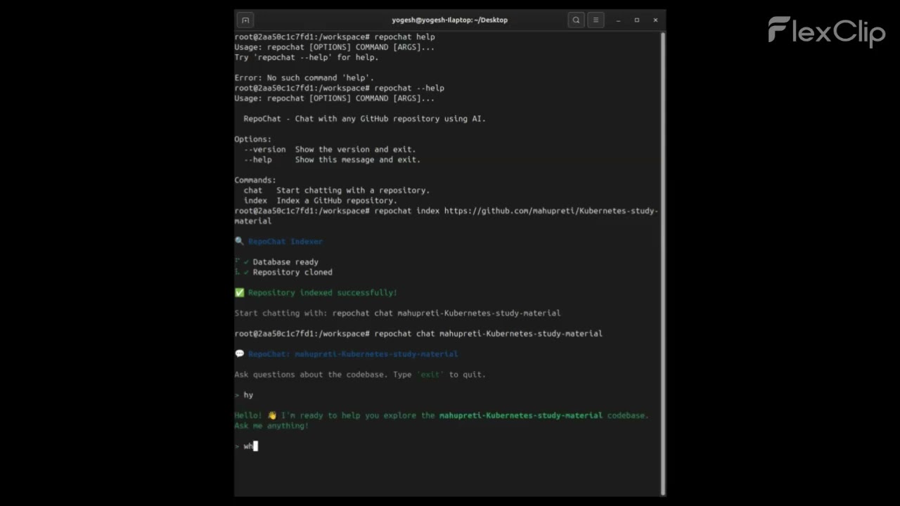 Powerful AI tool to chat with any GitHub Repository || RepoChat Walkthrough