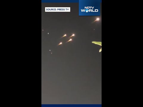 Iran Attacks Israel | Iranian Projectiles Rain Down On Targets In Tel Aviv