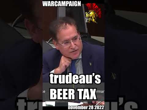 Trudeau's Beer Tax