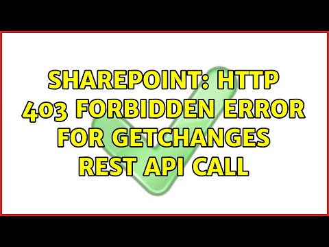 Sharepoint: HTTP 403 Forbidden error for getchanges REST API call