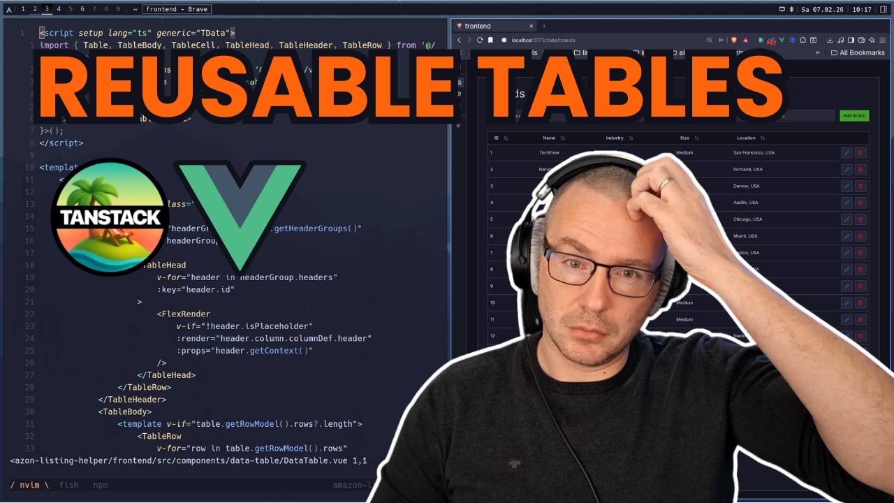 Exploring TanStack Table Architecture in Vue