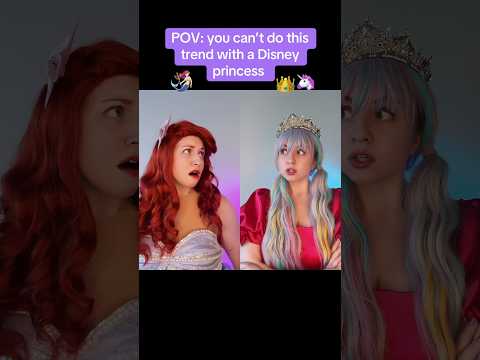 (ive got some sad news your mama died) POV: You can’t do this trend with a Disney Princess #shorts