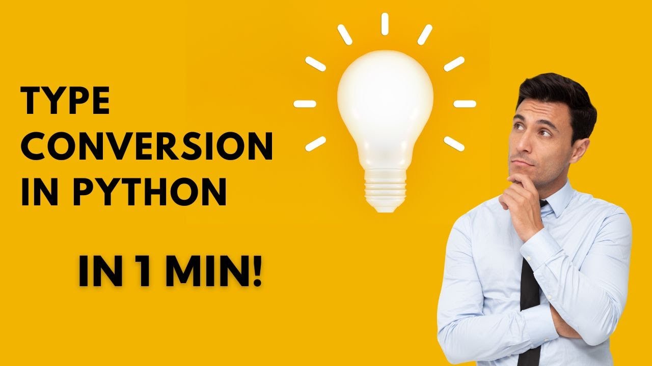 Type Conversion in python || In 1 Min ||