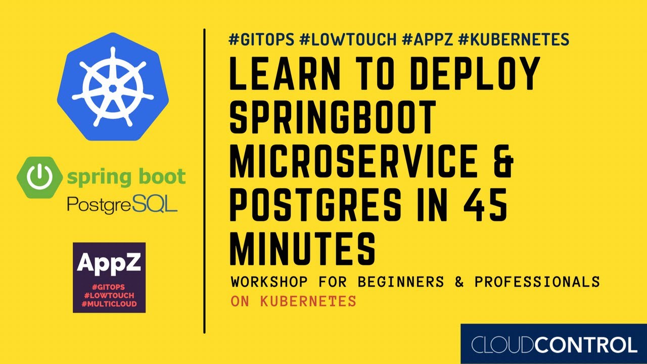 Deploy Java Springboot Microservice with Postgres on Kubernetes