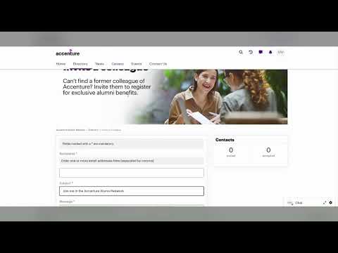 Accenture Alumni Portal Tour