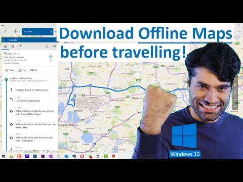 Download Maps for Offline Use Windows 10