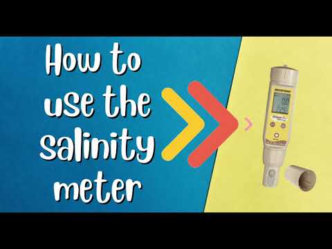 Measuring salinity in water