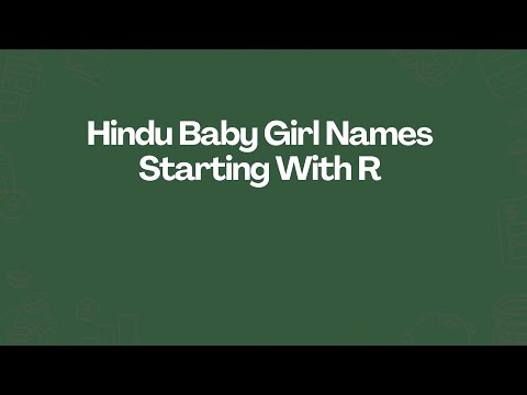Hindu Baby Girl Names Starting With R