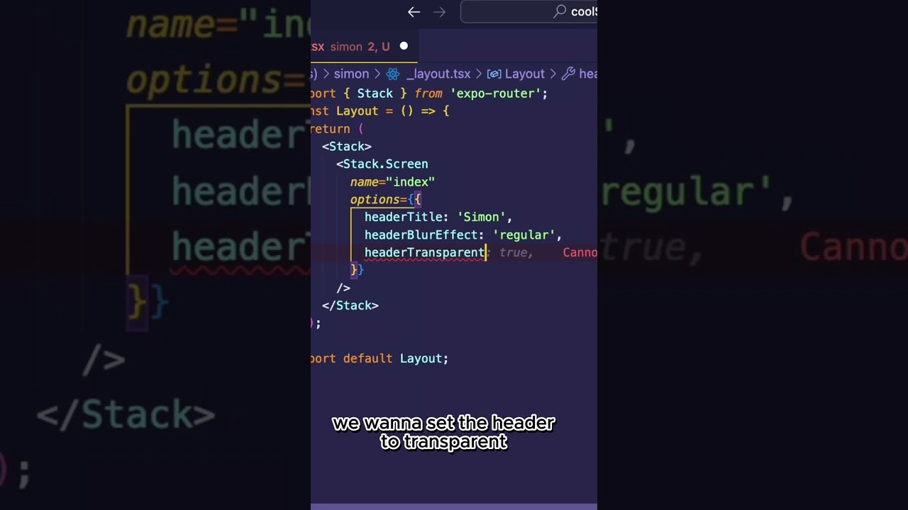 React Native Blurry Header, it's that easy