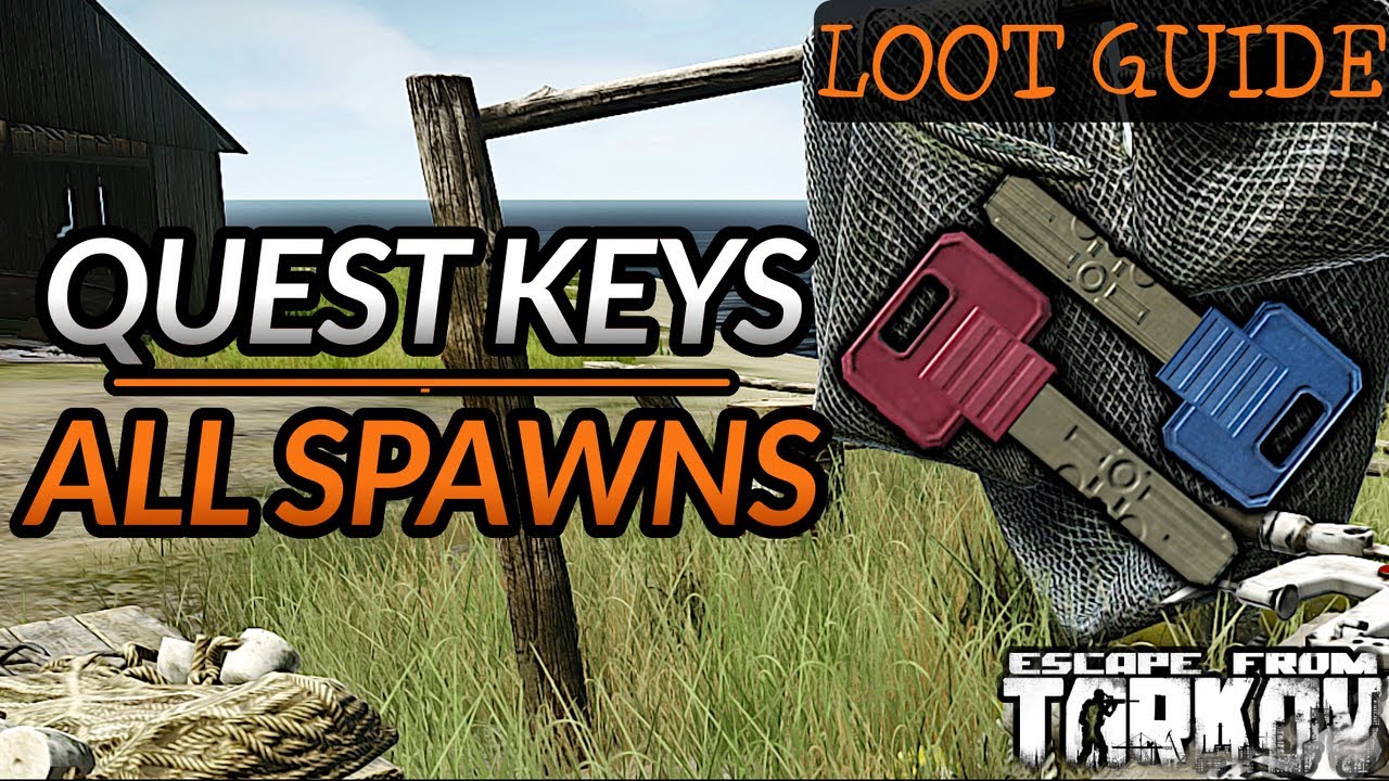 Where to Find Quest Keys // Tasks Keys Spawns on All Maps (with Minimap) - Escape from Tarkov