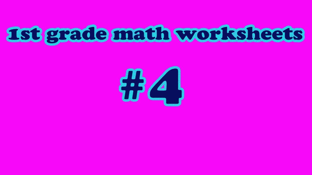 4. Algebra-addition function tables -1st grade math worksheets (#4)