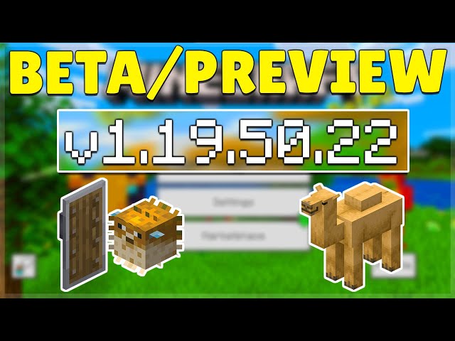 How to download Minecraft Bedrock 1.19.50.22 beta and preview
