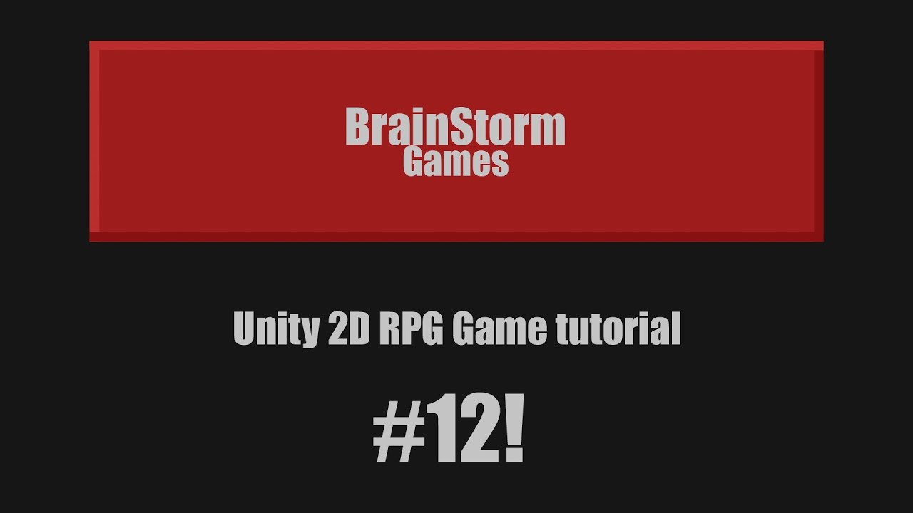 Unity 2D Top Down RPG - Episode 12