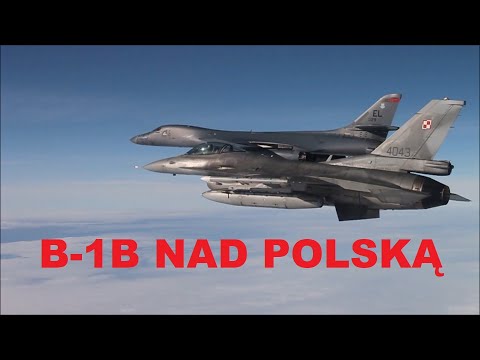 Bombowce B-1B nad Polską