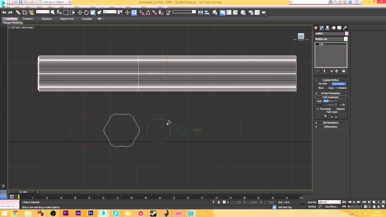 3DS Max - Loft Tool