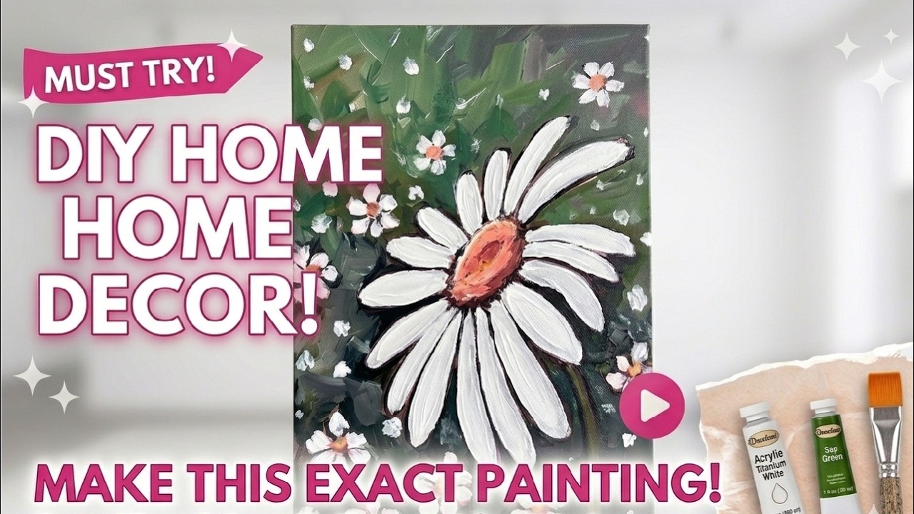 Handmade Art For A Cozy Home | DIY Floral Art for Your Home