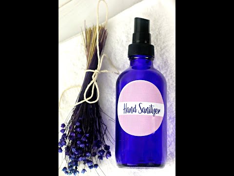 DIY Lavender Hand Sanitizer Spray Recipe With Free Printable Labels